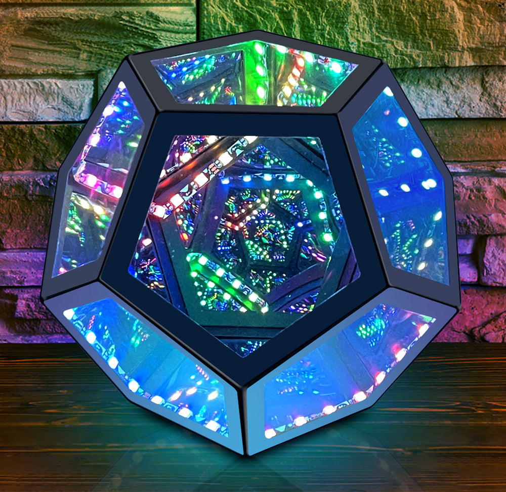 Infinity Dodecahedron Lamp – Exploratorium
