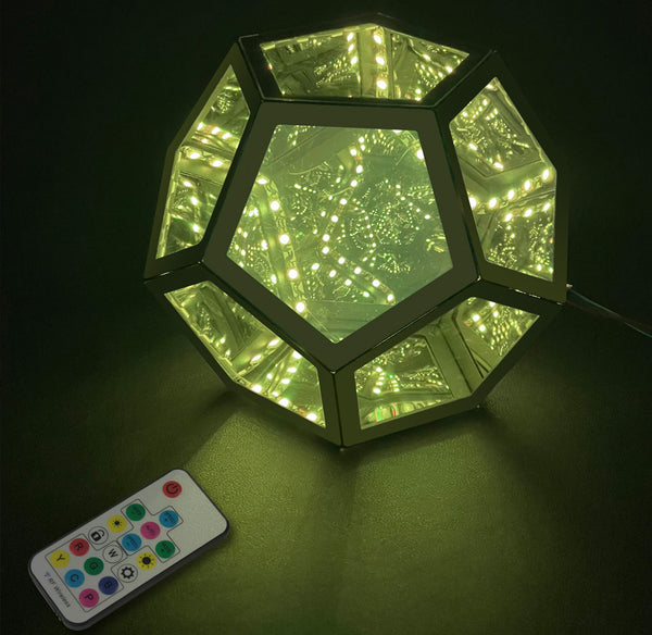 Infinity Dodecahedron Lamp – Exploratorium