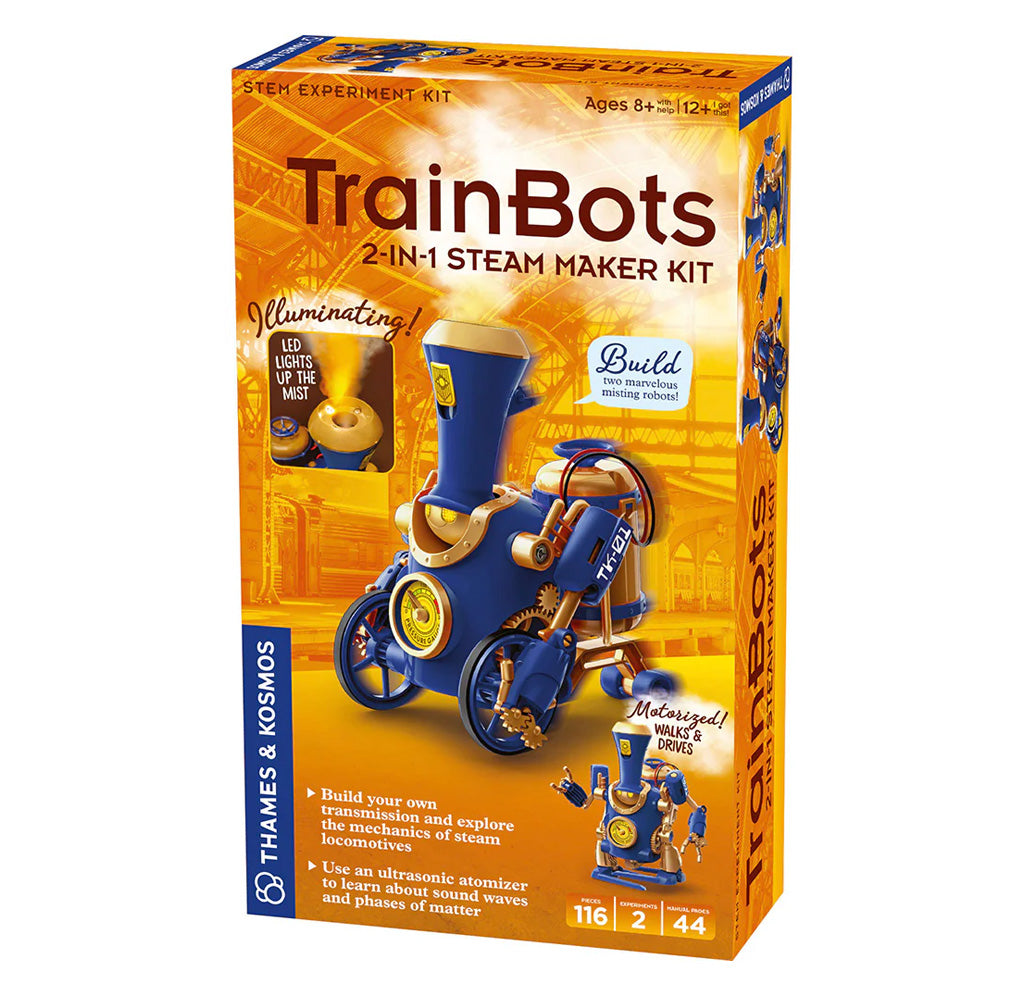 TrainBots: 2-in-1 STEAM Maker Kit – Exploratorium