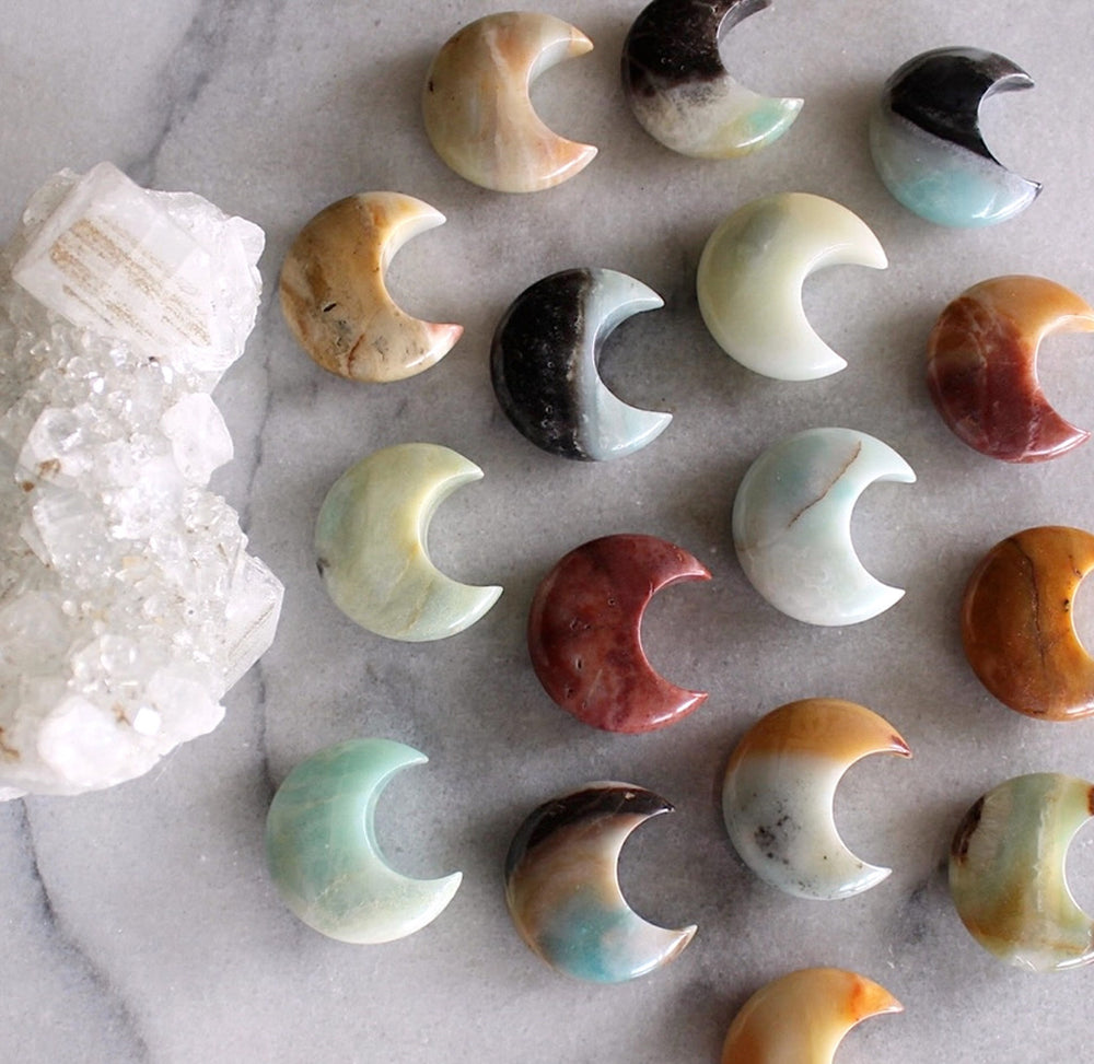 Stone Carved Crescent Moon – Exploratorium